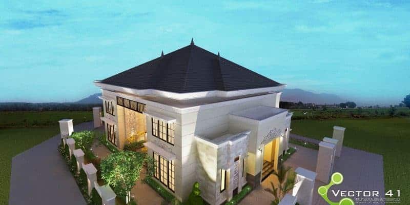 Desain Rumah Medan Tropis Mrs. Ginting | VECTOR 41 ARSITEK