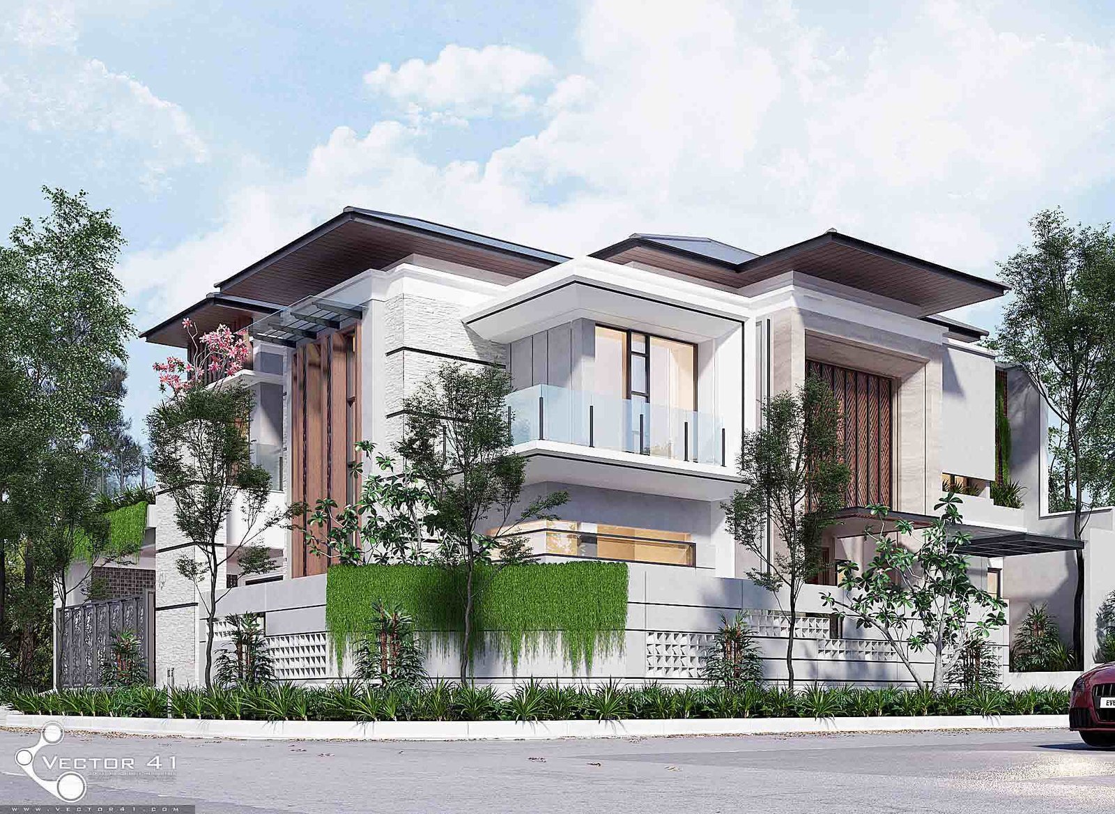 Vector 41 Arsitek | Model rumah minimalis terbaru 2 lantai