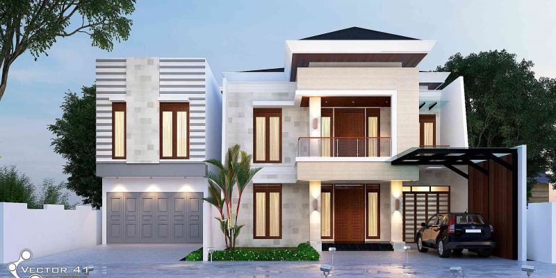 Desain Ruko - Model Desain Ruko Terbaru | Vector 41 Arsitek