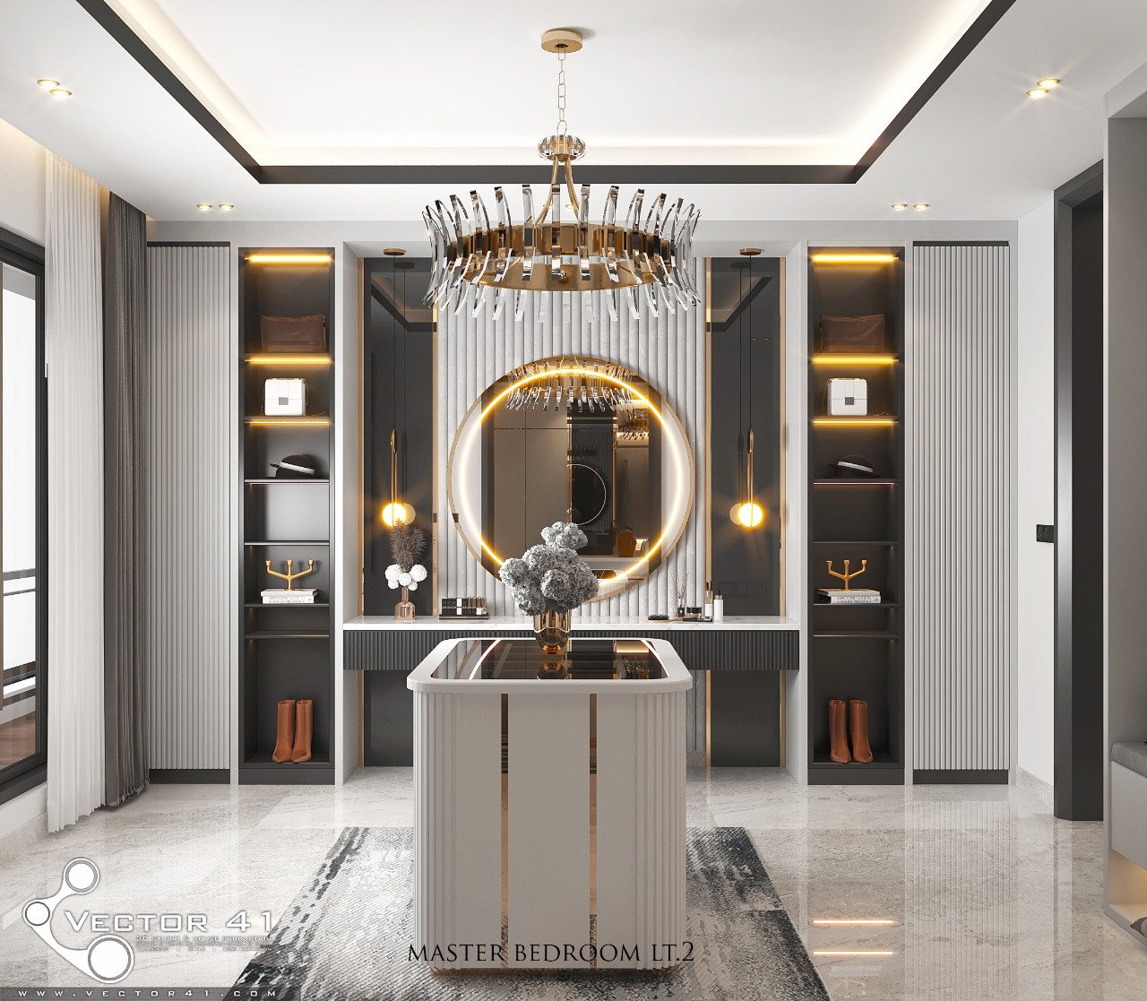 Inspirasi Desain Walk in Closet - ARSITEK MEDAN V41